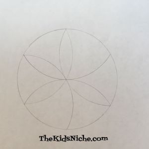 Drawing Flowers with a Compass – The Kids Niche