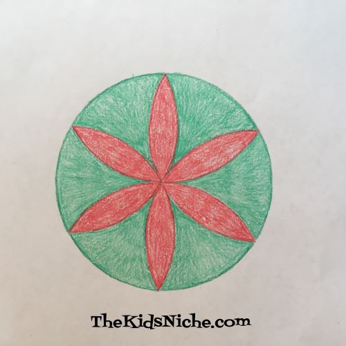 Drawing Flowers with a Compass – The Kids Niche