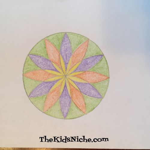 Drawing Flowers with a Compass – The Kids Niche